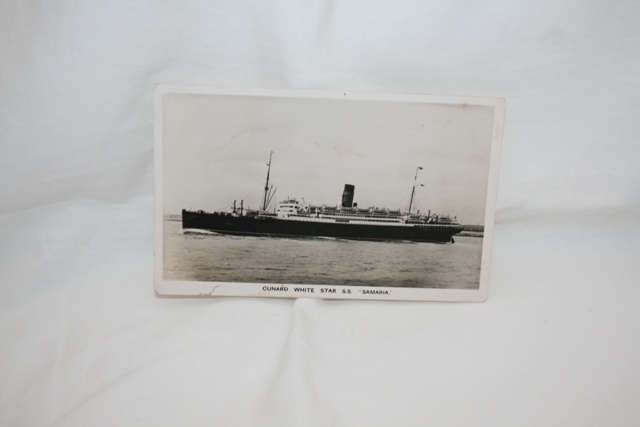 Cunard White Star - S S - Samaria - Postcard | Medals Military